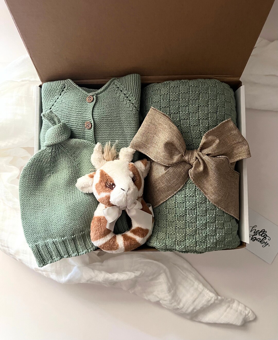 Neutral Baby Gift, Newborn Baby Neutral Gift, Newborn Coming Home Set ...