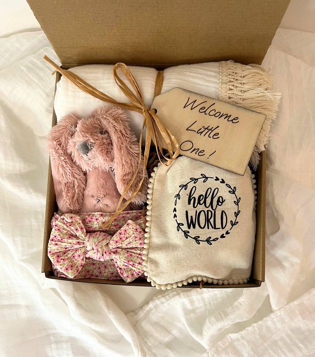 Baby Gift Box, Baby Girl Gift Box, Baby Shower Gift, Personalized Gift ...