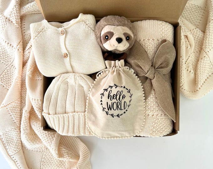 Neutral Baby Gift, Newborn Baby Neutral Gift, Newborn Coming Home Set ...