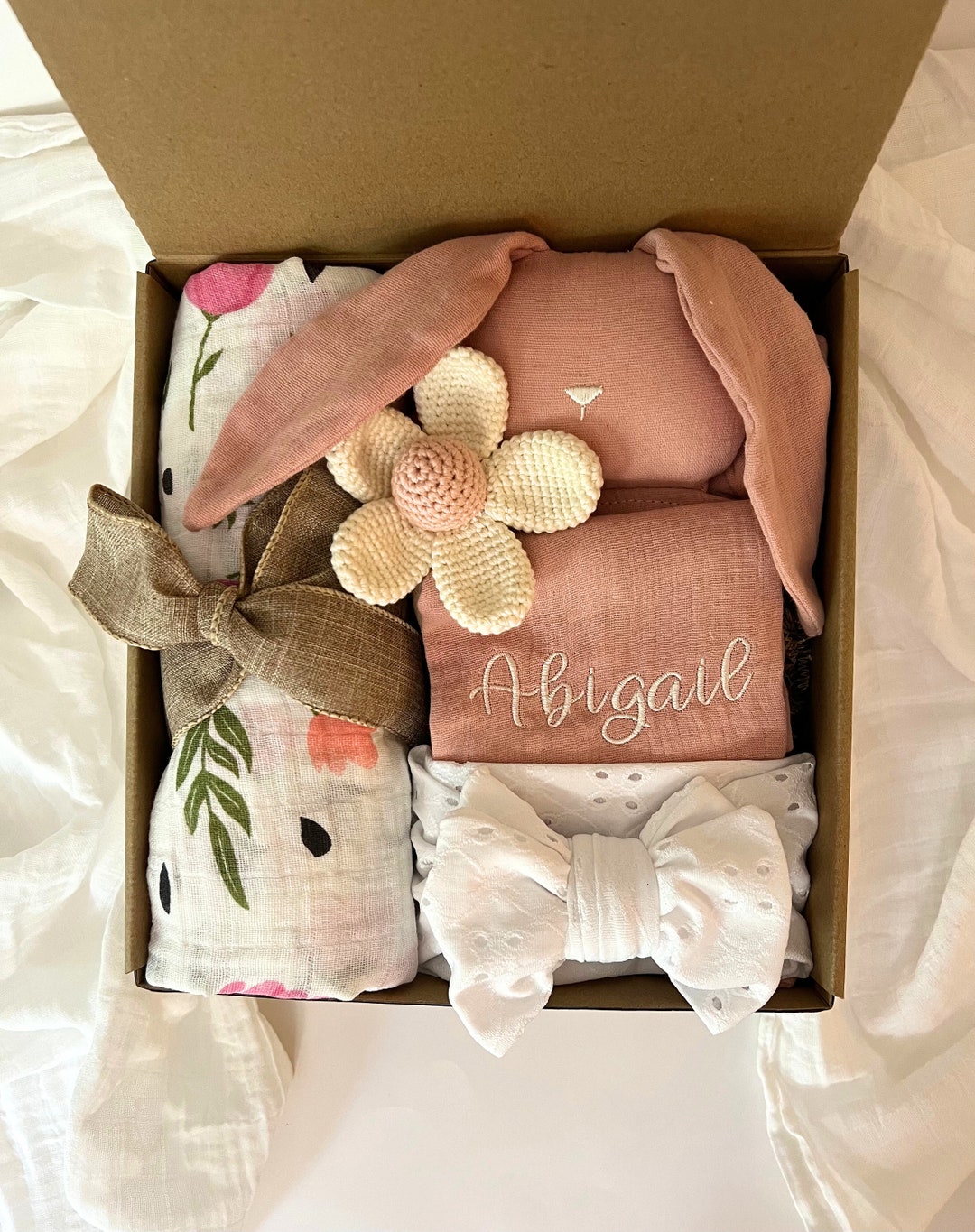Baby Girl Gift, Baby Girl Gift Box, Newborn Girl Gift, New Baby Girl ...