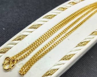 24k Gold Chain - Etsy