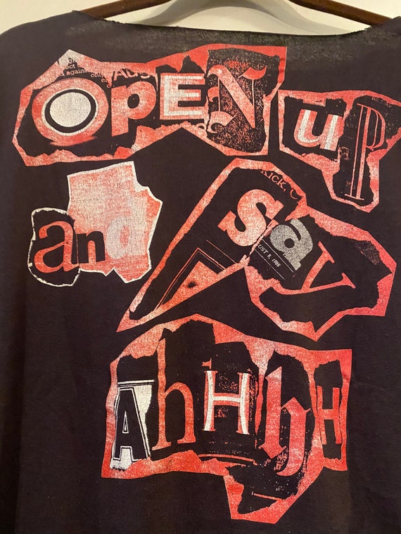 Vintage 1988 Poison Open Up and Say Ahh Custom Altere… - Gem