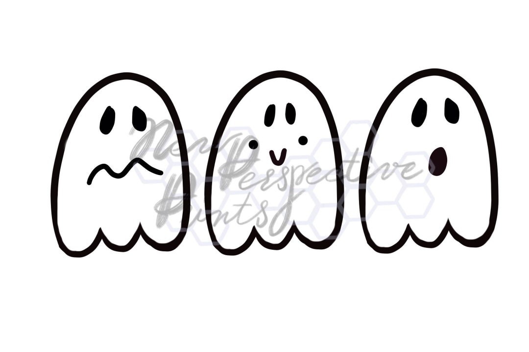Cute Ghosts | .svg .png .jpg .eps - Etsy