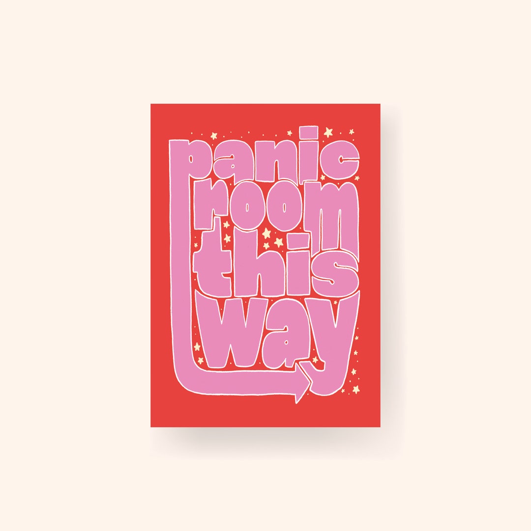 Panic Room This Way Postcard DIN A6 - Etsy