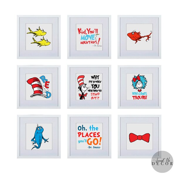 Dr Seuss Wall Art - Etsy