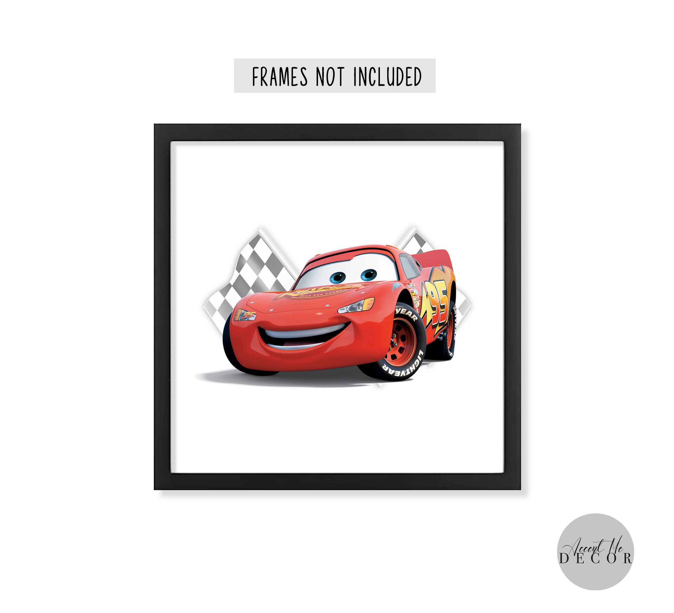 Disney Cars Set of 9 Art Prints Disney Themed Room Kids - Etsy