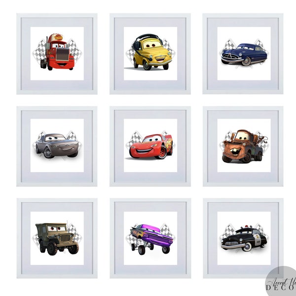 Pixars Cars Room Decor - Etsy