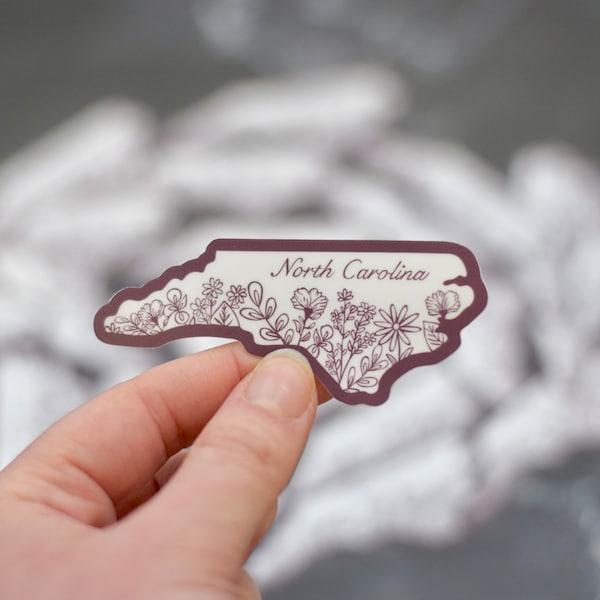 North Carolina Decal - Etsy
