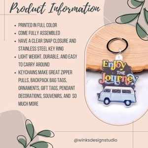 Starry Night Inspired Acrylic Keychain - "gogh With It" Creative Art ...