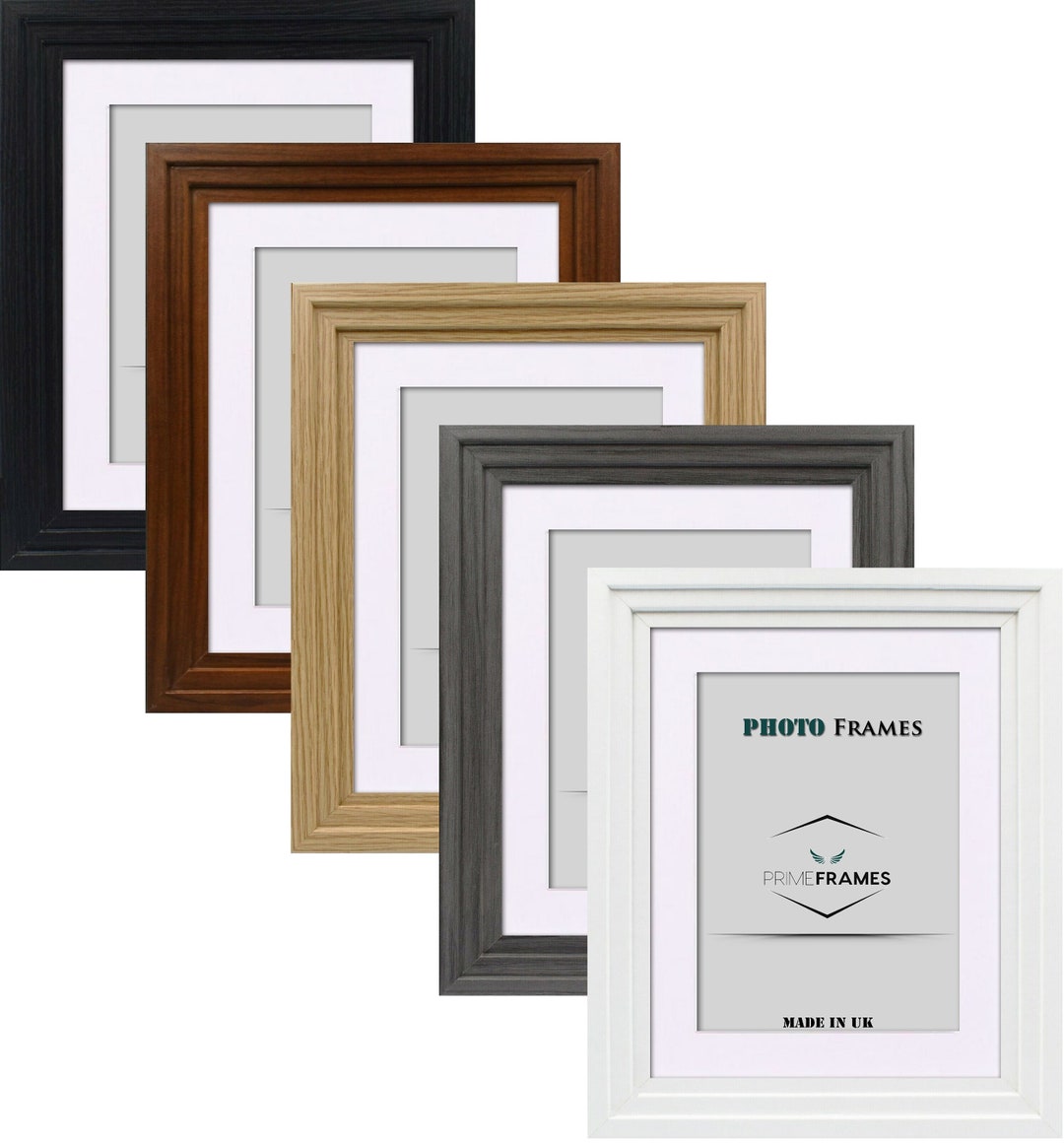 A1/A2/A3/A4/A5/A6 Picture Photo Frames, Handmade Wooden Step Style ...