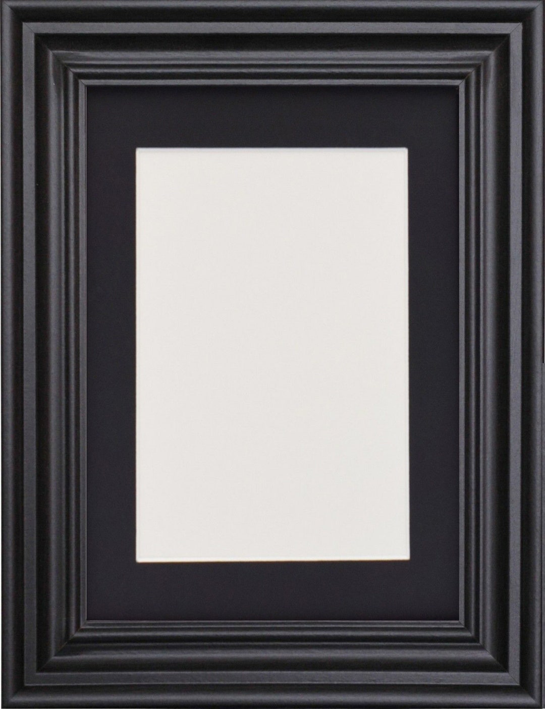 Black White Oak Dark Oak Photo Frame Picture Frames Wide Swept - Etsy