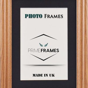 Black White Oak Dark Oak Photo Frame Picture Frames Wide Swept Style ...