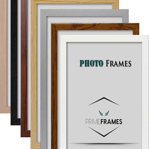 Panoramic Sizes Picture Frame Photo Frames Poster Frame Black White Oak ...