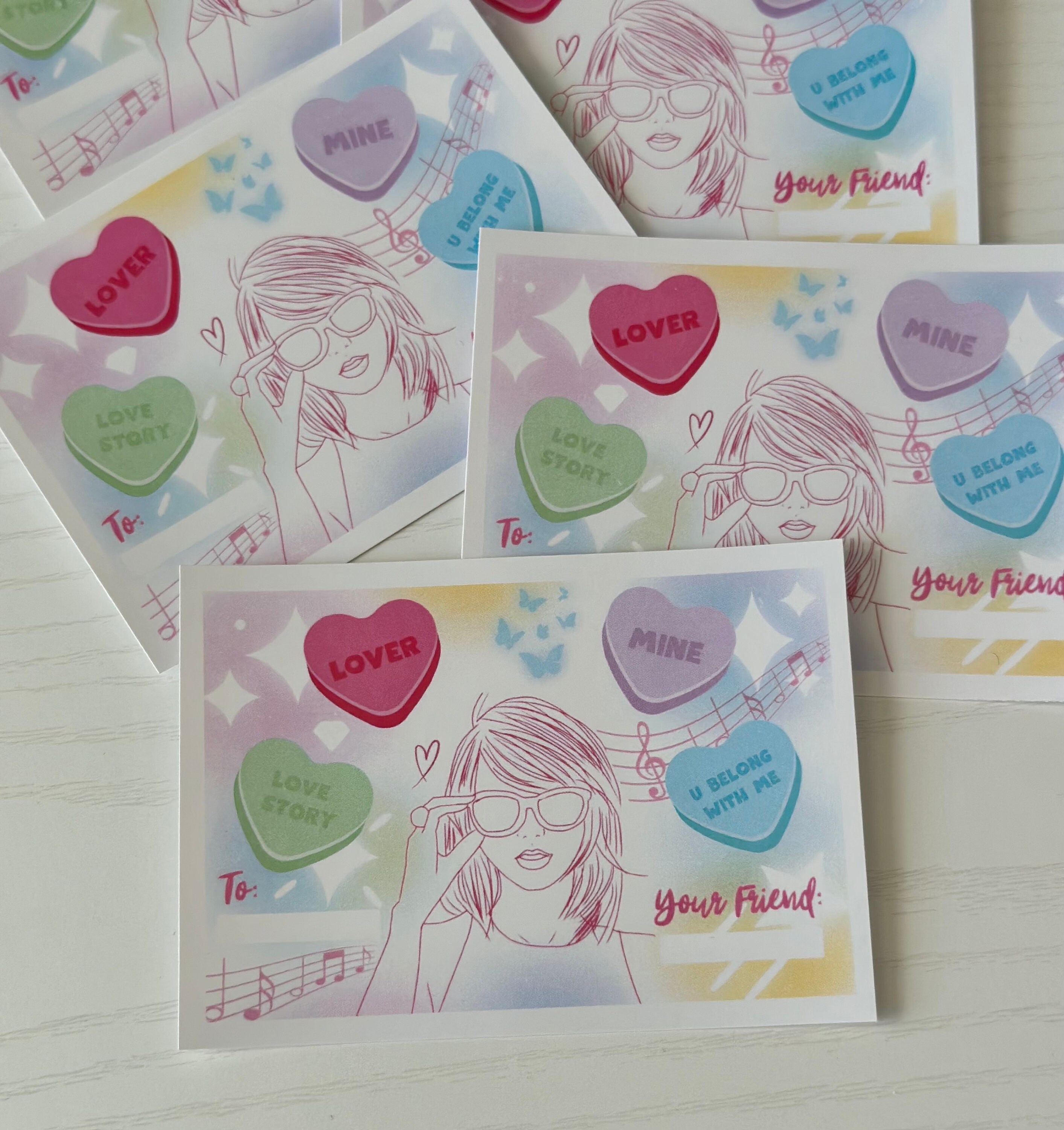 Swiftie Valentine Cards Printable Taylor Swift Valentines Perfect ...