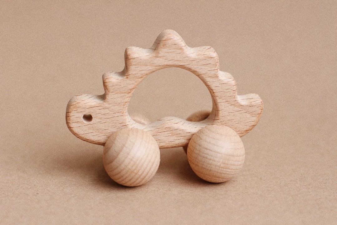 Wooden Dinosaur Push Toy - Etsy