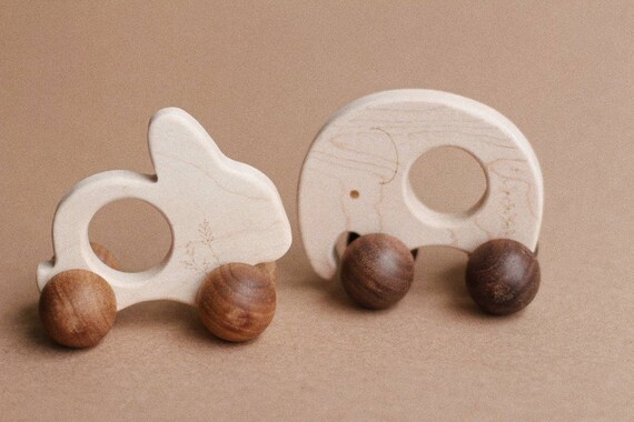 Wooden Push Toy - Etsy