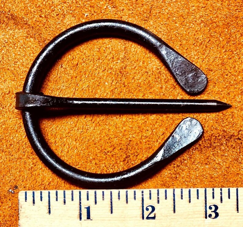 Hand-forged Cloak Pin Heavy-duty Viking Jewelry Celtic Pin - Etsy