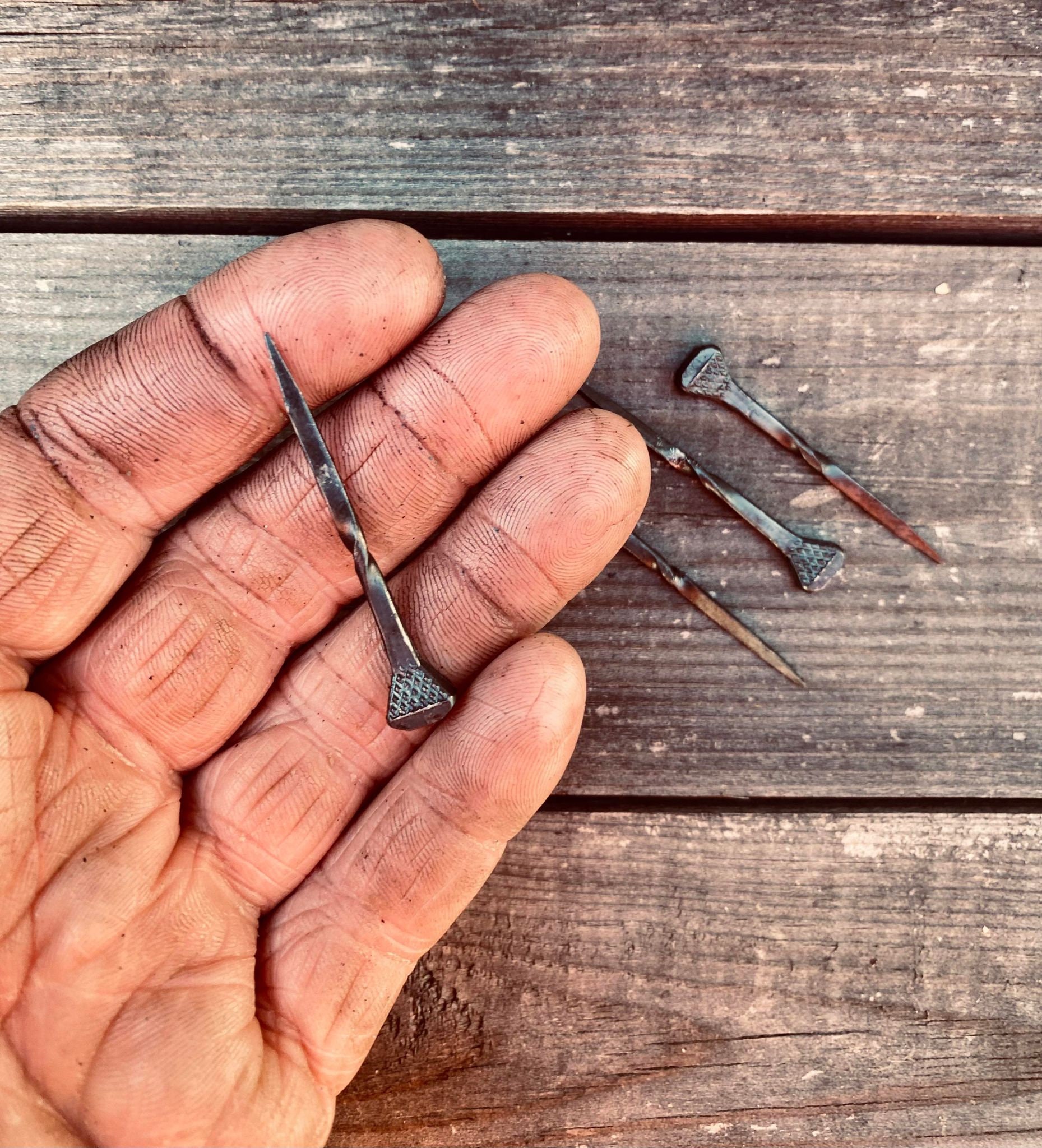 Horseshoe Nail Cowboy Toothpicks - Handcrafted Western Style Toothpicks ...