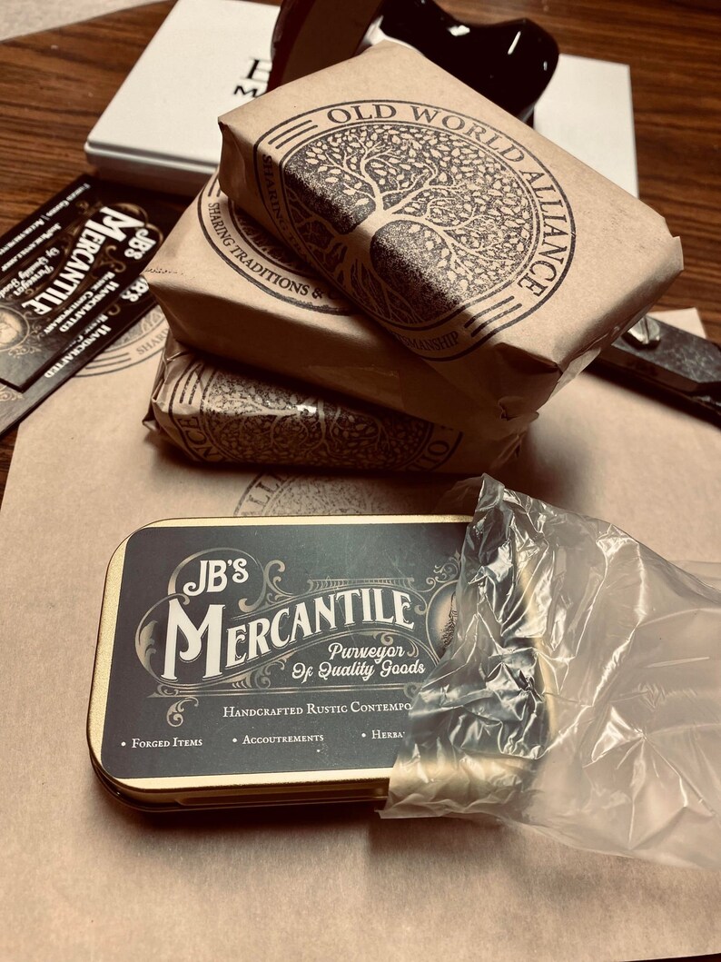 Hand-forged Awl and Flint Fire Starter Kit: W1 Tool Steel - Etsy