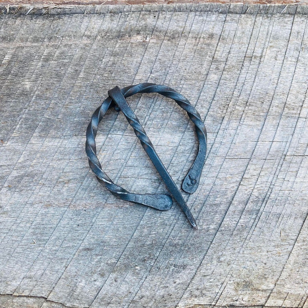 Hand Forged Brooch, Penannular Brooch, Viking Pin, Celtic Pin, Cloak ...