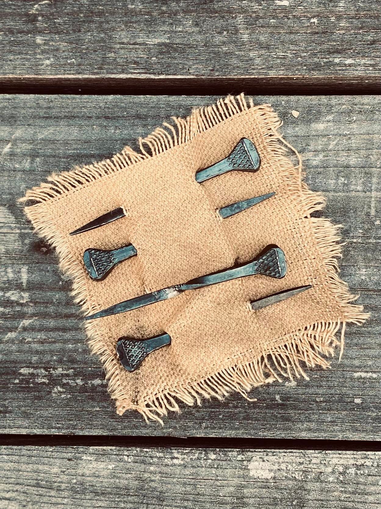 Horseshoe Nail Cowboy Toothpicks - Handcrafted Western Style Toothpicks ...