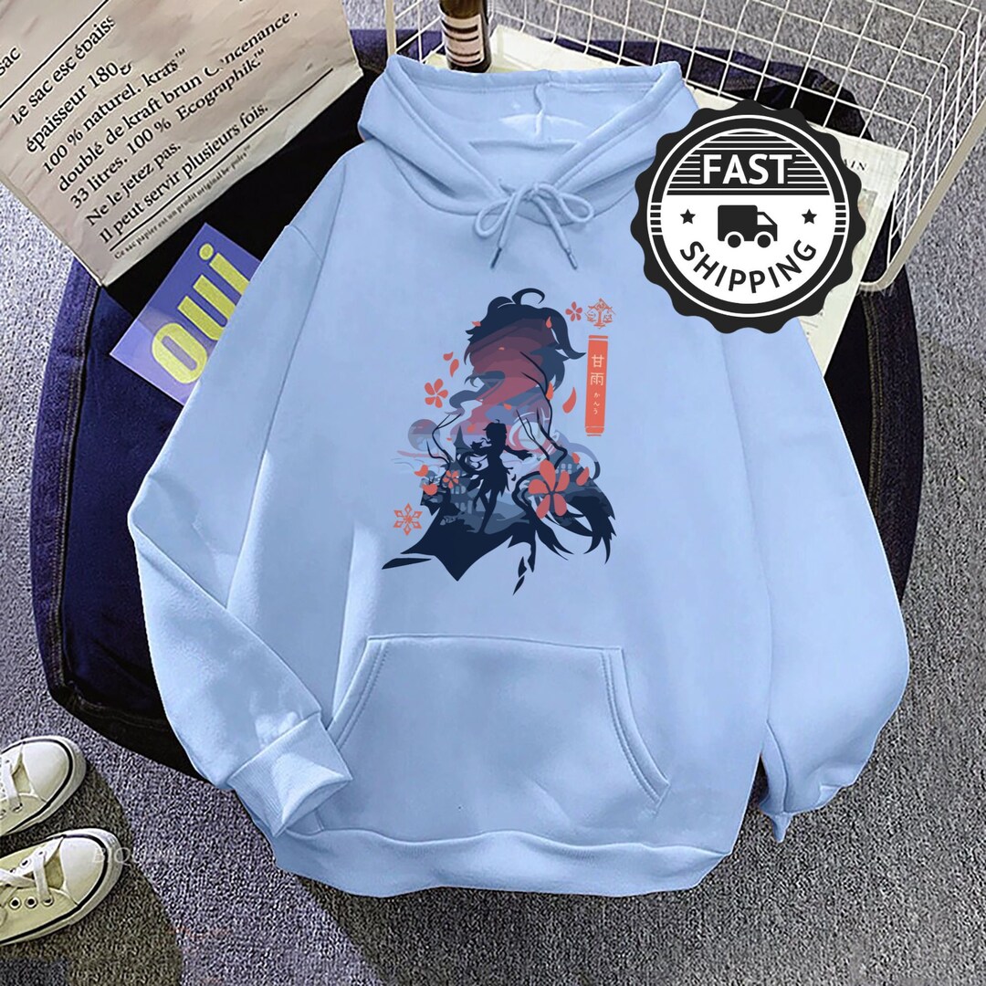 Genshin Impact Ganyu Hoodie Genshin Imapct Merch Genshin Clothing ...