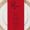 Editable Shades of Melanin Menu Card Template, Brown Menu Card Agate ...