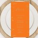 Editable Orange and Gold Menu Card Template, Marble Design, Luxury ...