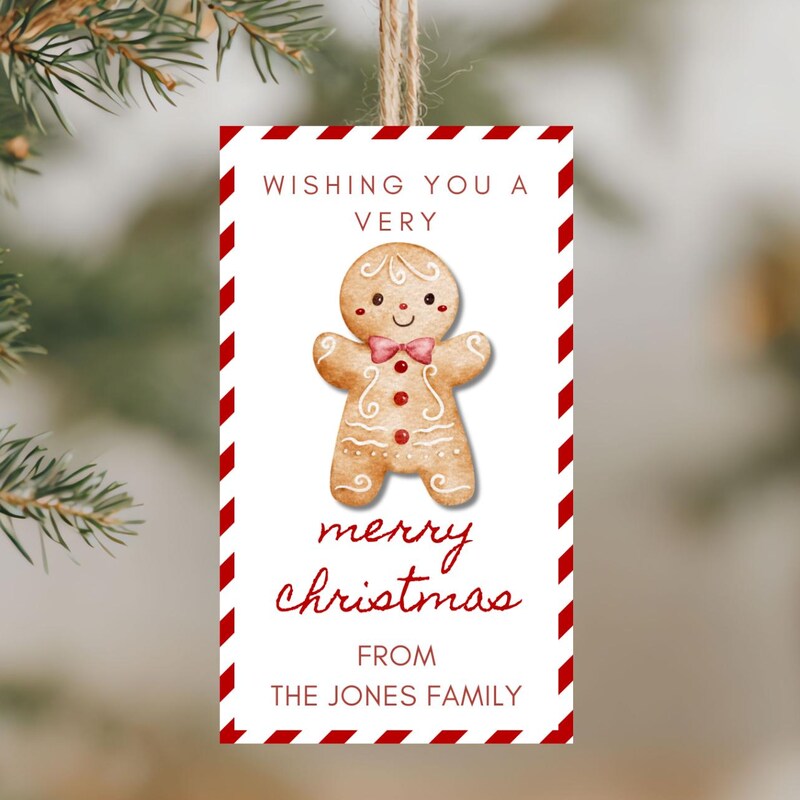 Gingerbread Gift Tag - 60+ Gift Ideas for 2026