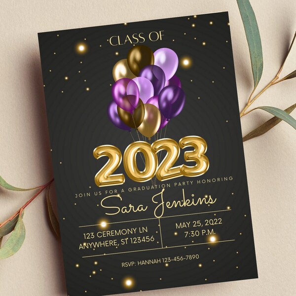 Graduation Invitation - Etsy