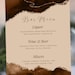 Editable Brown and Gold Bar Menu Card Template Full Size - Etsy