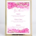 Editable Pink and Gold Bar Menu Card Template Full Size Menu - Etsy