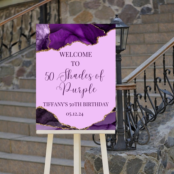 Purple Sign - Etsy