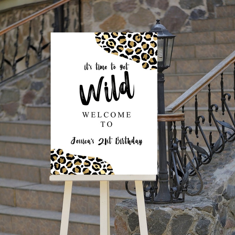 Leopard Party Decorations - Etsy