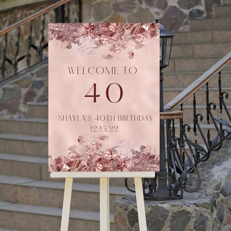 Rose Gold Signs - Etsy