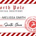 Editable From Santa Gift Tag, Printable North Pole Special Delivery Tag ...