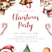 Editable Christmas Party Invitation, Holiday Invitation, Winter Party ...