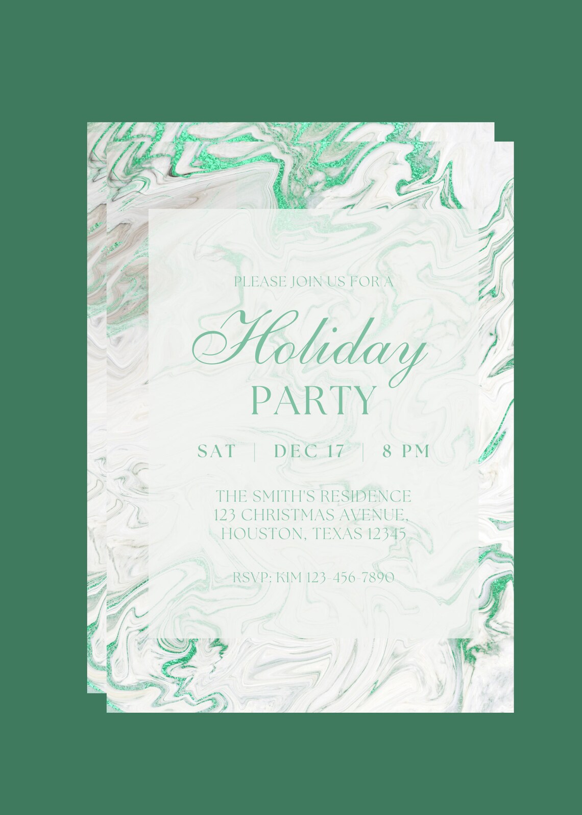 Editable Holiday Party Invitation Christmas Party Invitation - Etsy