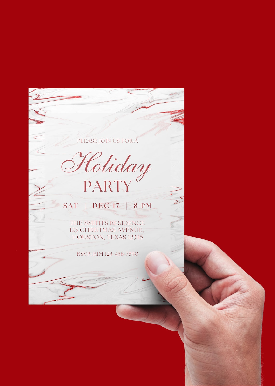 Editable Holiday Party Invitation Christmas Party Invitation - Etsy
