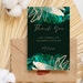 Printable Thank You Tags, Green and Gold, Favor Tags, Gift Tags ...