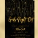 Editable Girls Night Out Invitation, Ladies Night, Girls Night In ...
