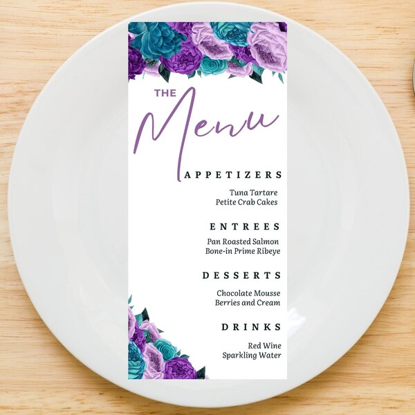 Teal and Purple - Etsy