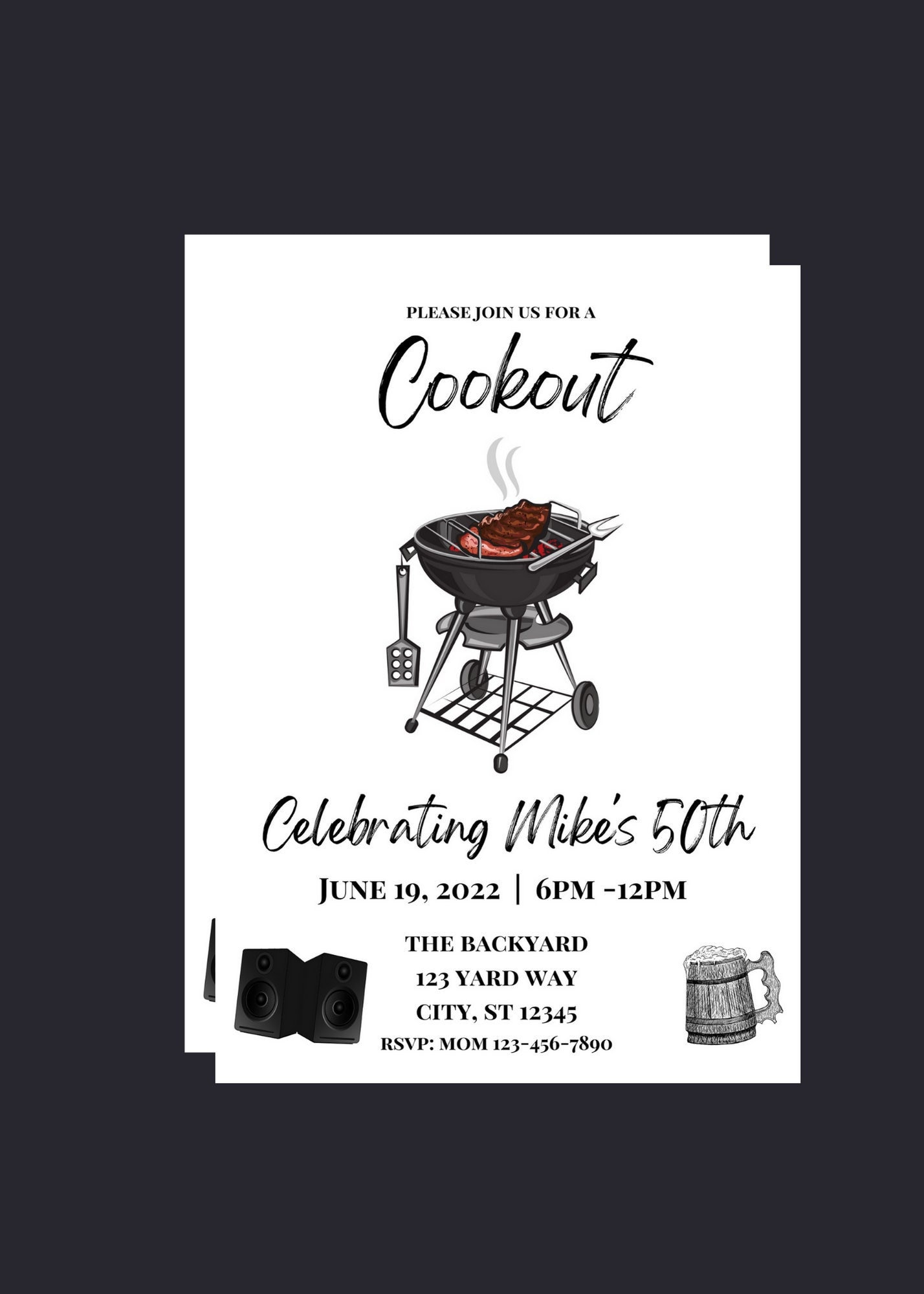 Cookout Invitations