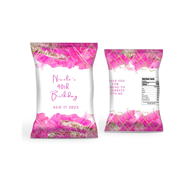 Pink Bag Template - Etsy