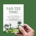 Editable Golf Birthday Invitation, Let's Par Tee, Golf Birthday Invite ...