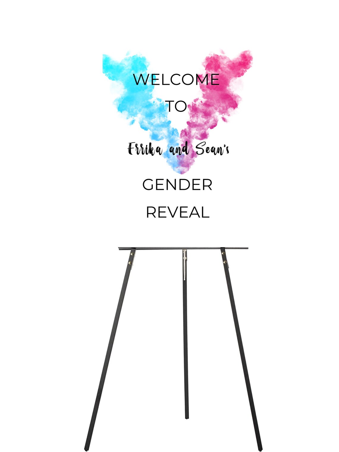 Editable Gender Reveal Welcome Sign Baby Shower Welcome - Etsy