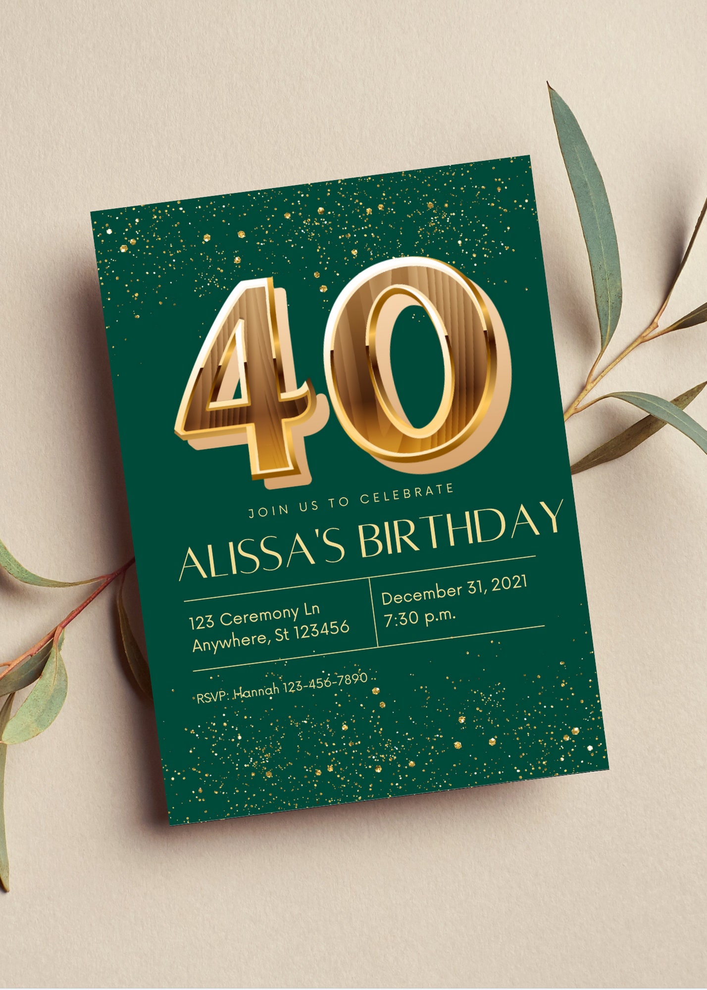 Invitation Card For 40th Birthday Ubicaciondepersonas cdmx gob mx