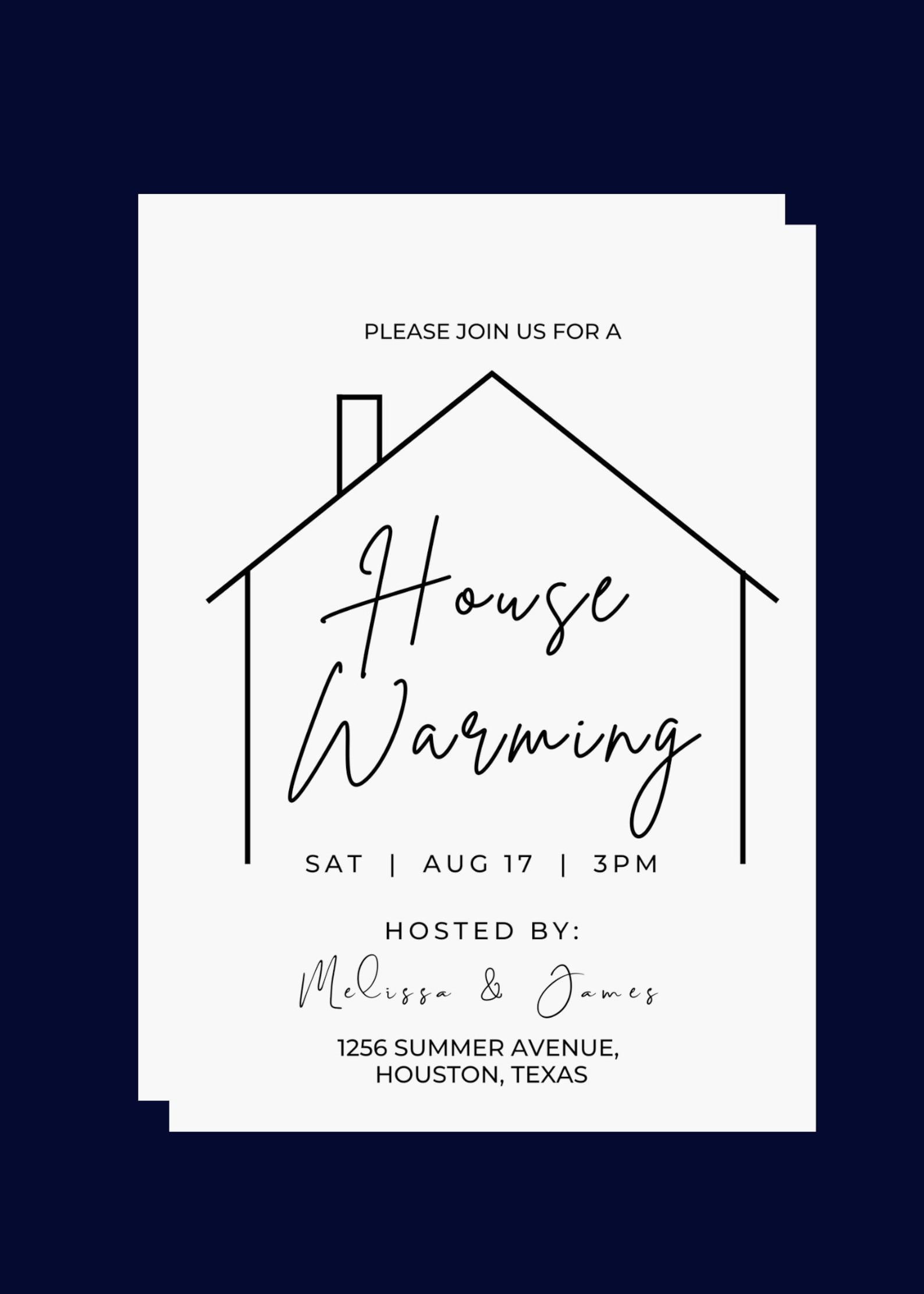 Editable House Warming Invitation House Warming Party - Etsy Canada