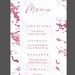 Editable Pink and White Menu Card Template, Marble Design, Luxury, Menu ...