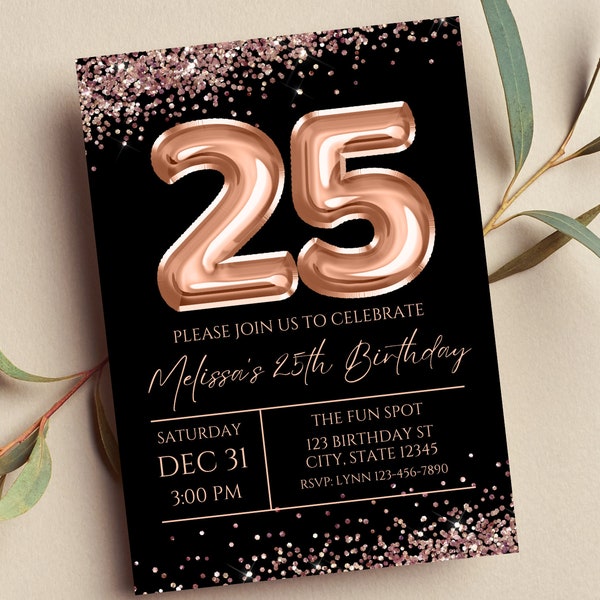 25th Birthday - Etsy